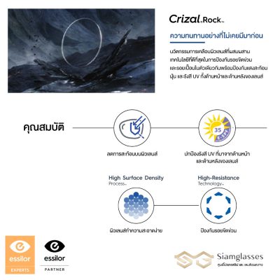 Essilor Crizal Coating - ร้านแว่นตา Siamglasses บางแค by นักทัศนมาตร